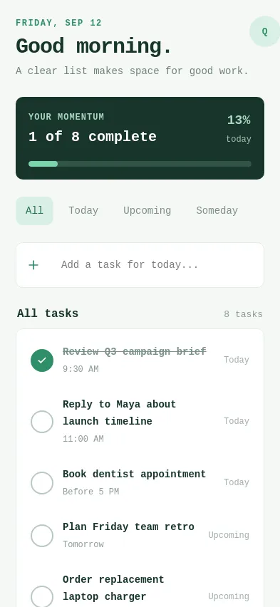 QuickTask Mobile