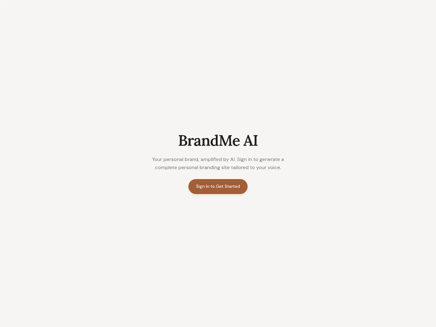 BrandMe AI Generator