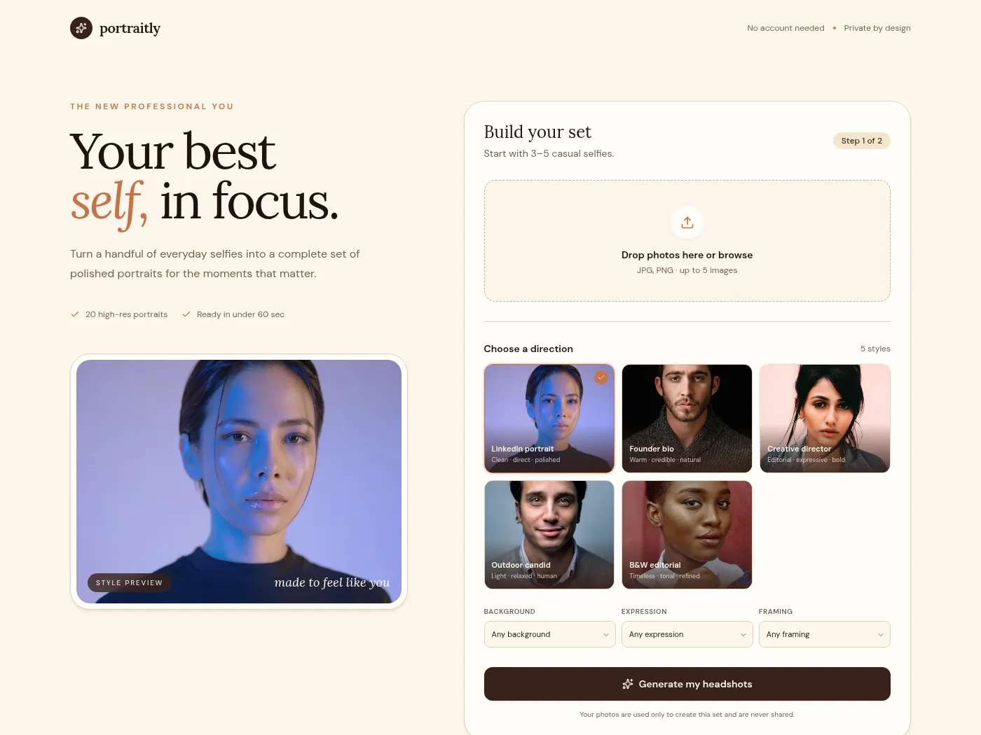 AI Headshot Studio