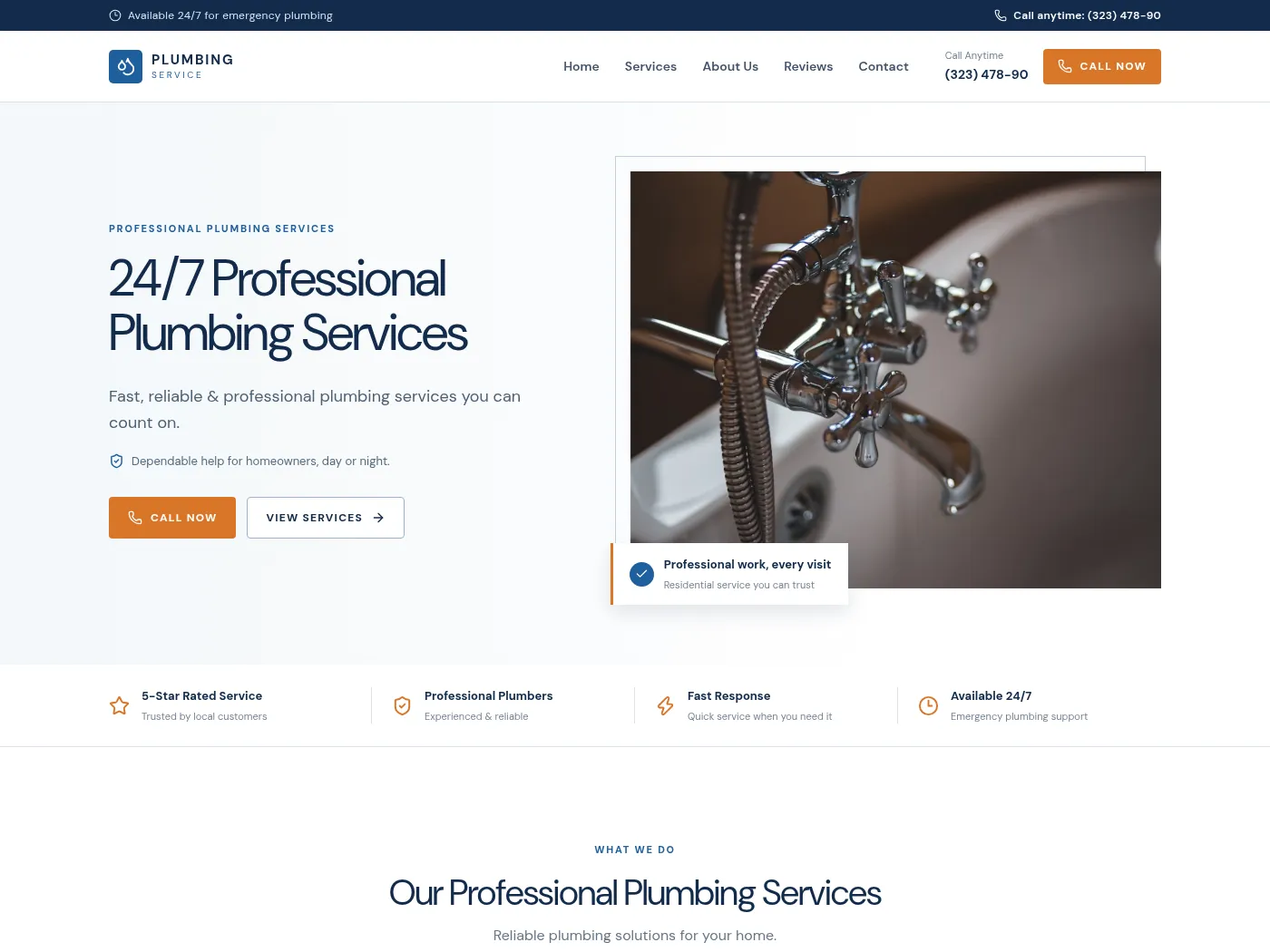 Pro Plumbing Web Site
