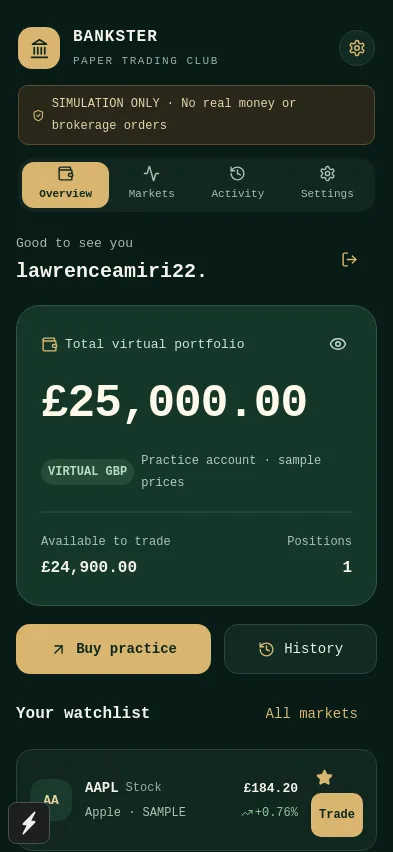 Bankster LARP