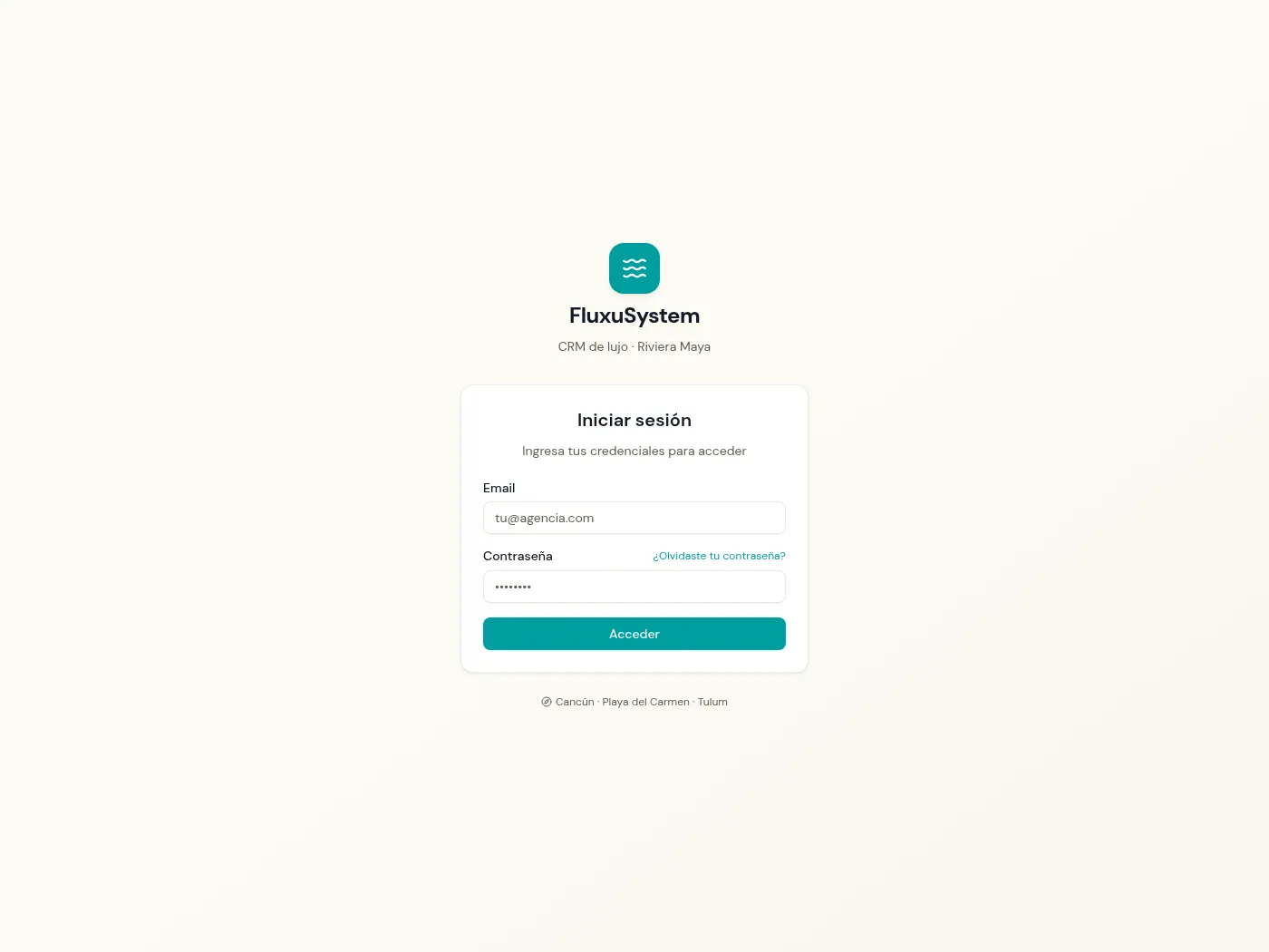 FluxuSystem CRM Web