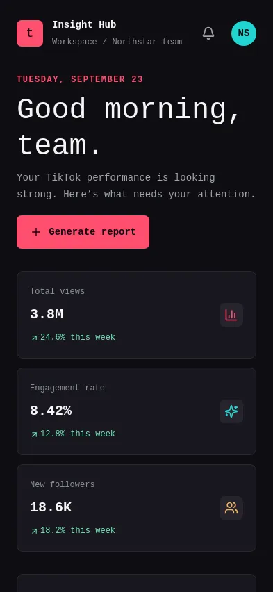 TikTok Insight Hub