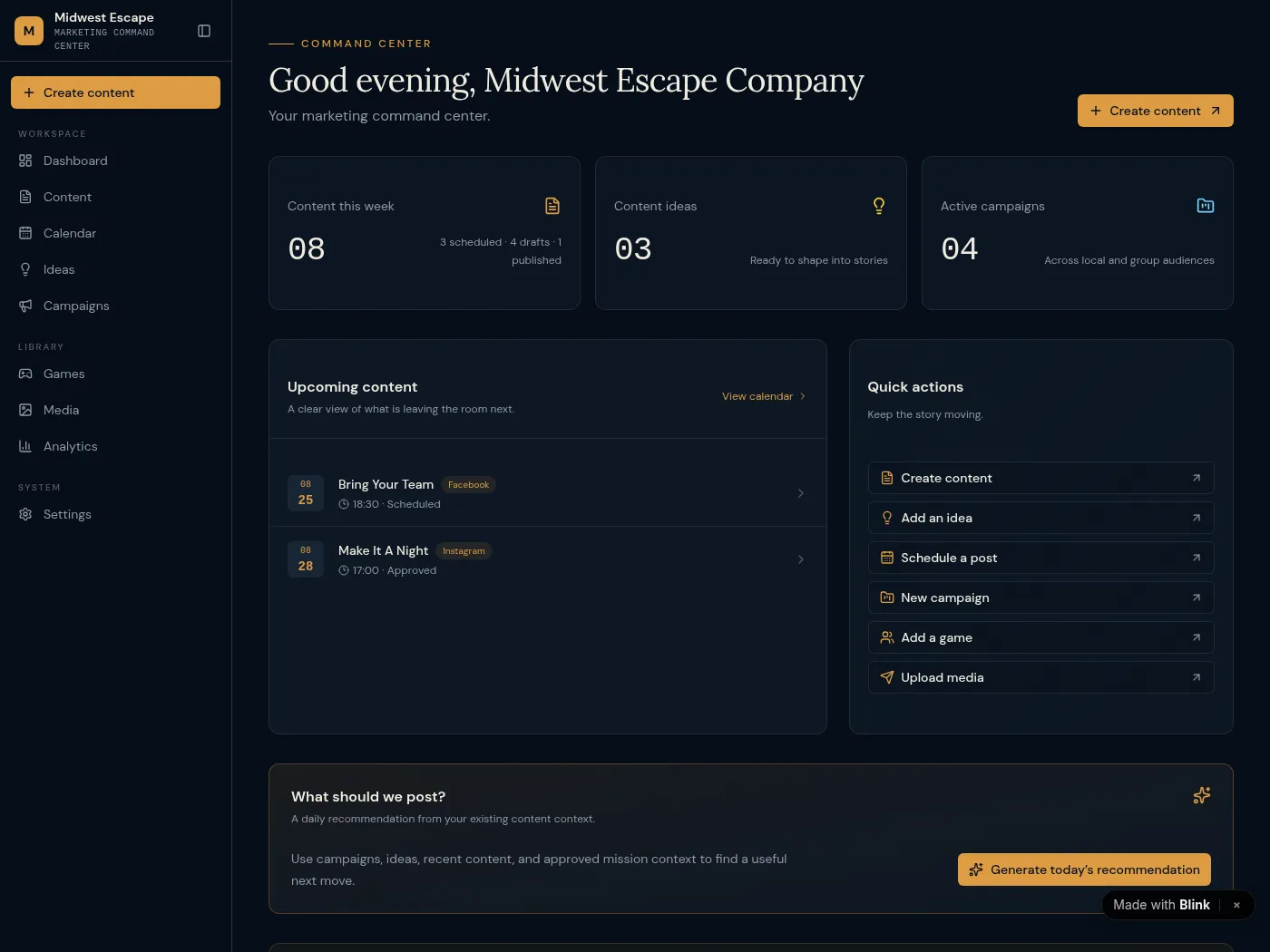 Midwest Escape Social