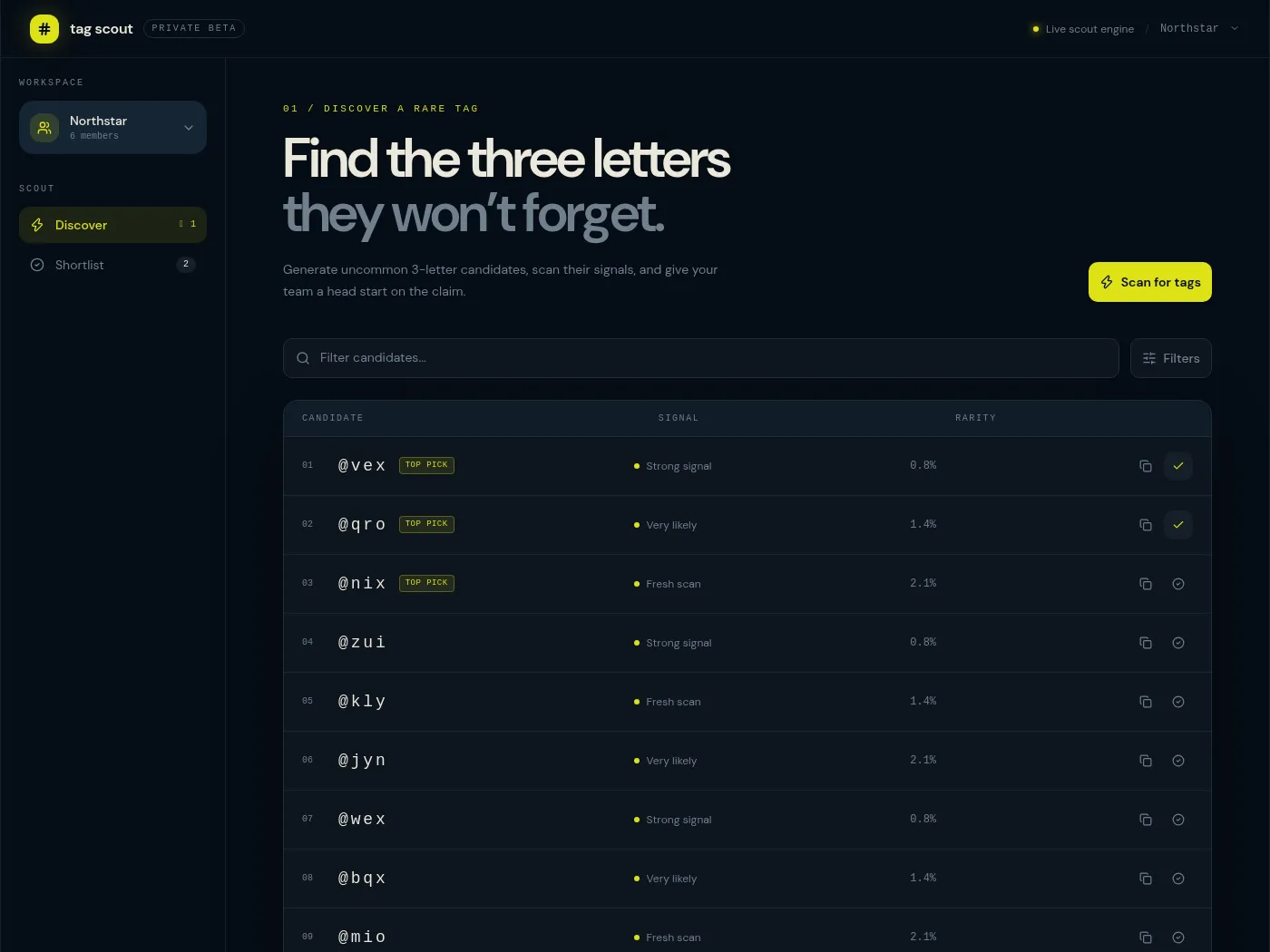 Discord Tag Finder