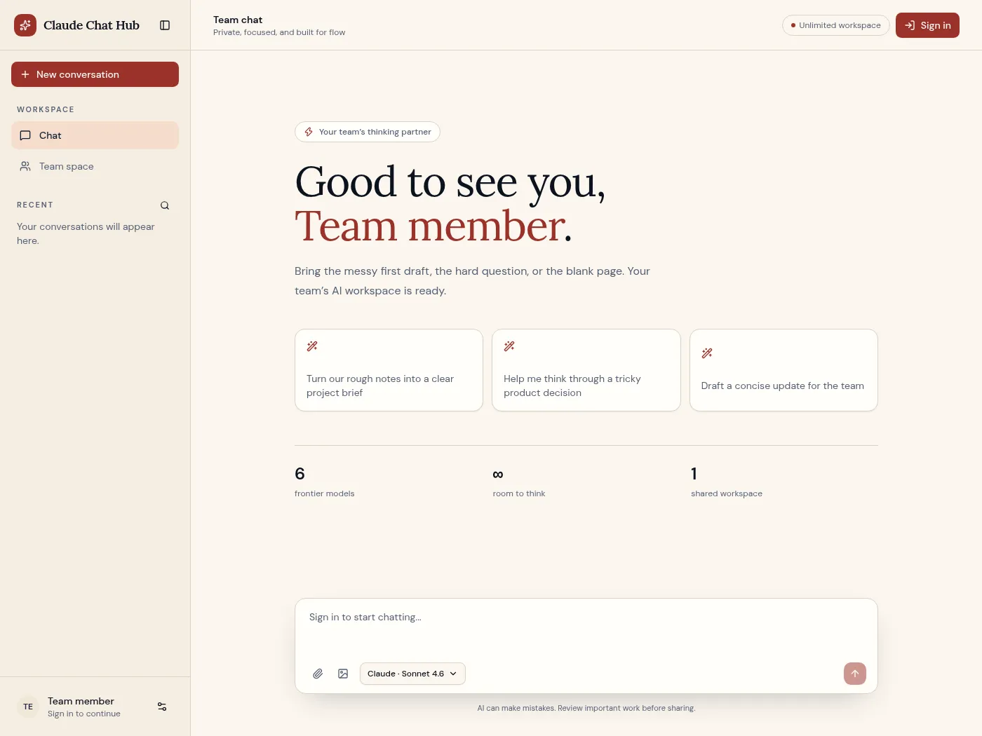 Claude Chat Hub