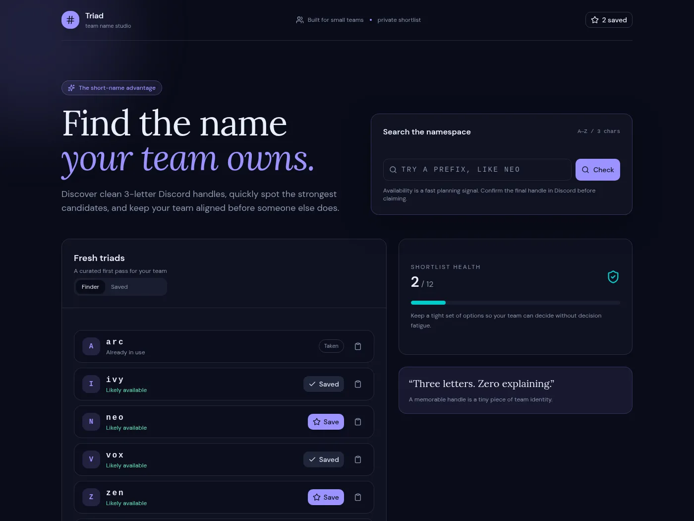 Discord Name Finder