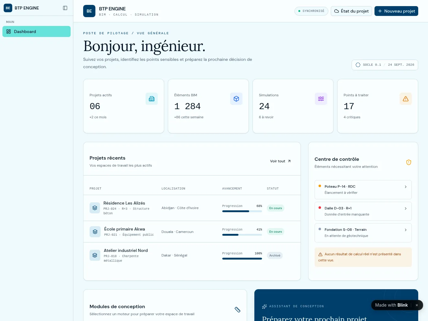 BTP Engine BIM Platform