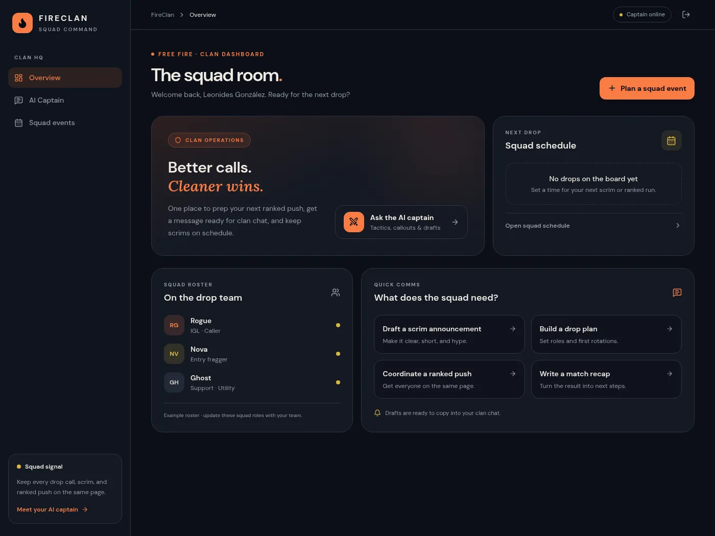 FireClan AI Bots