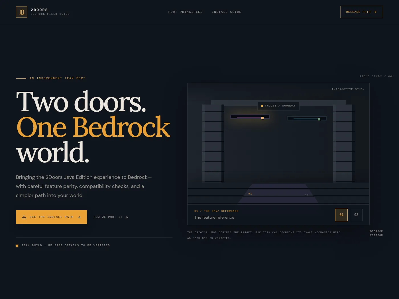 2Doors Bedrock Add-On