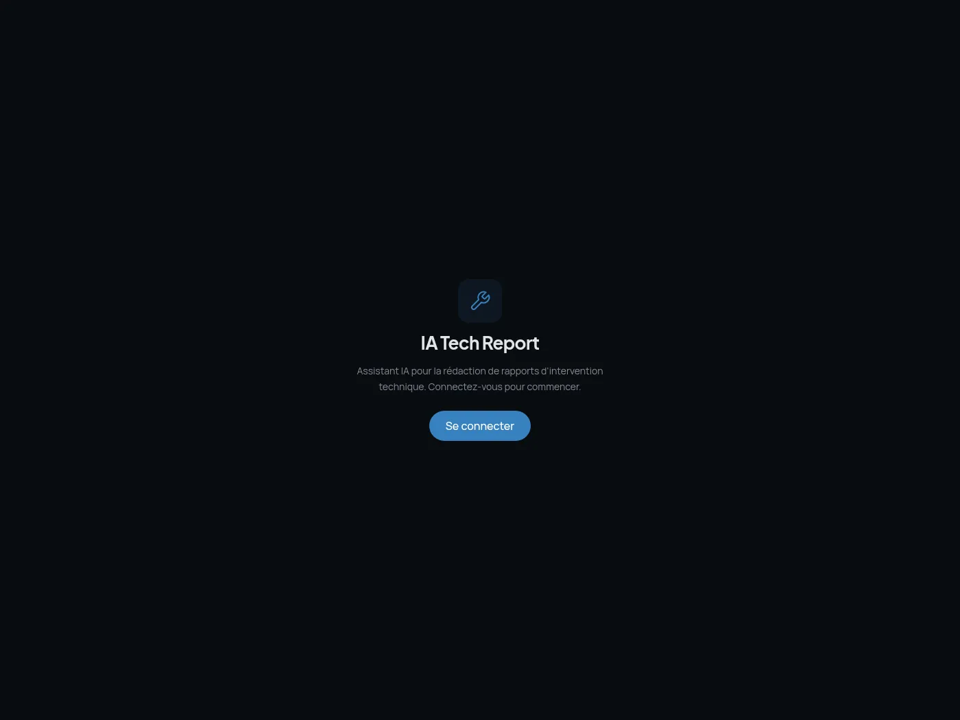 IA Tech Report App