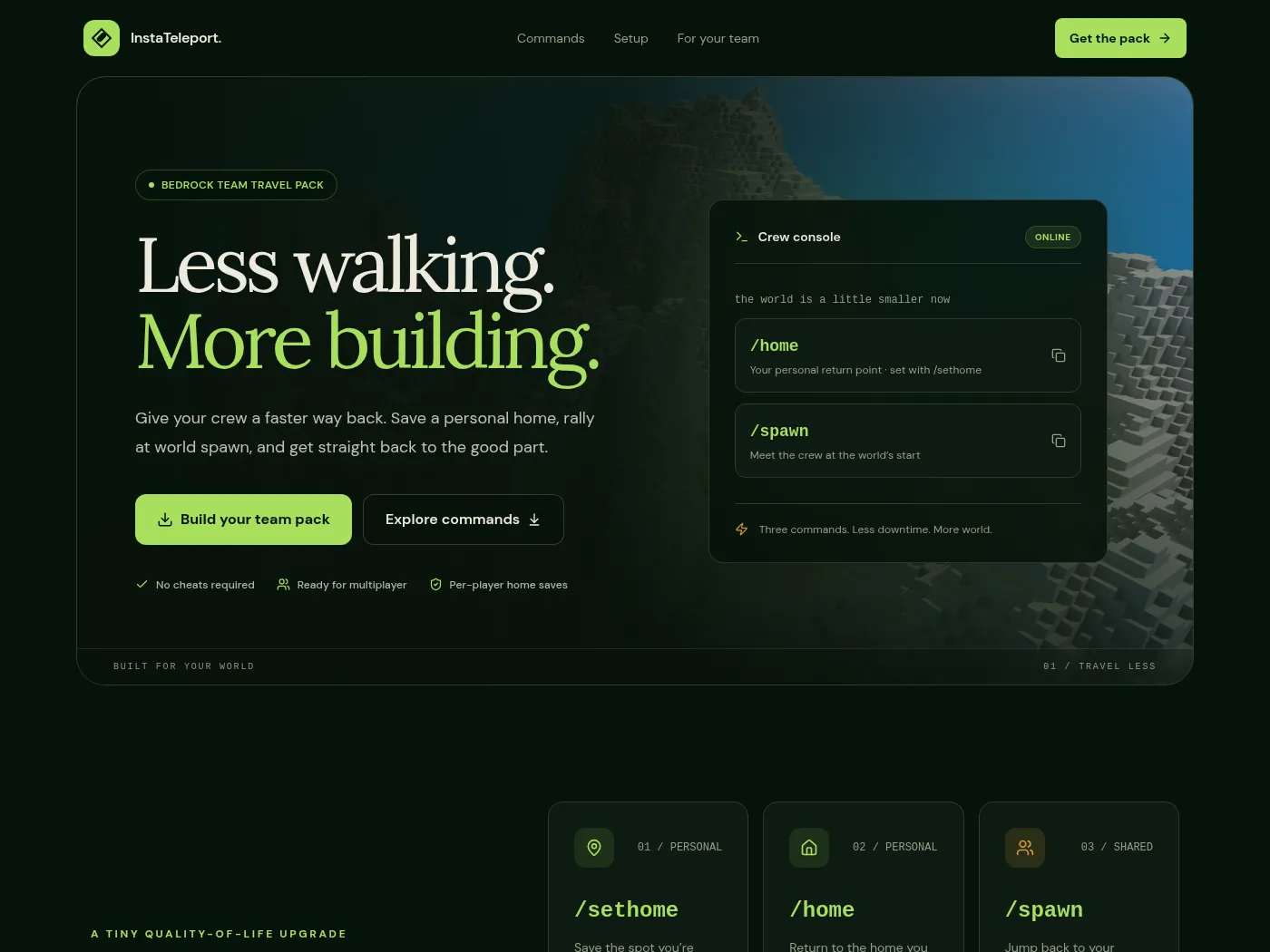InstaTeleport Addon