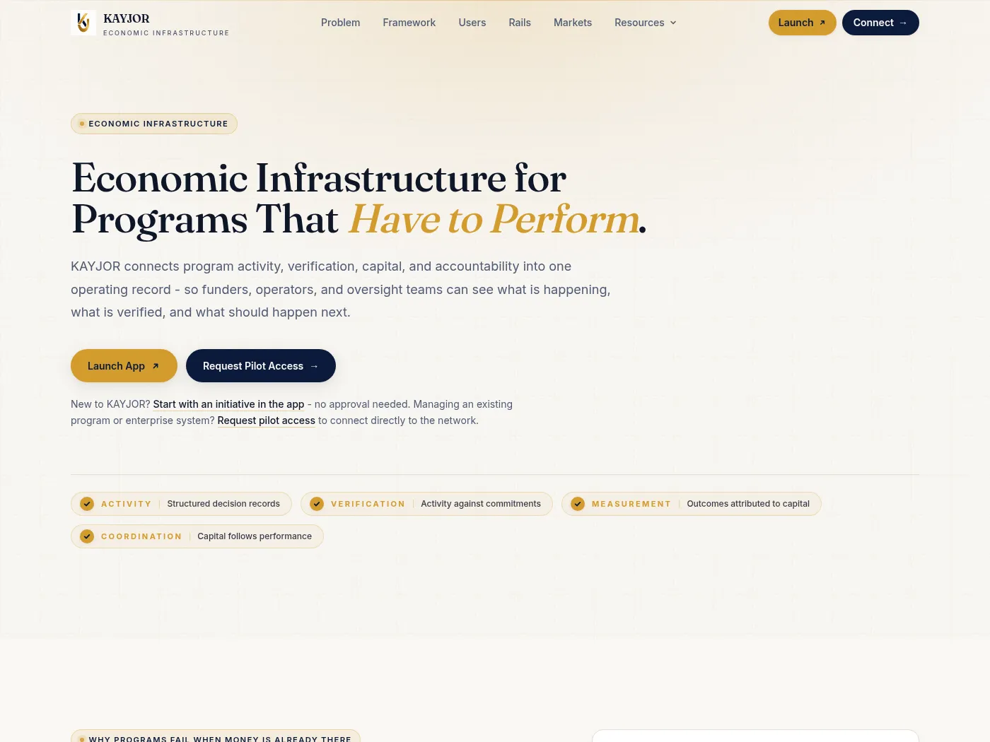 KAYJOR Landing Page