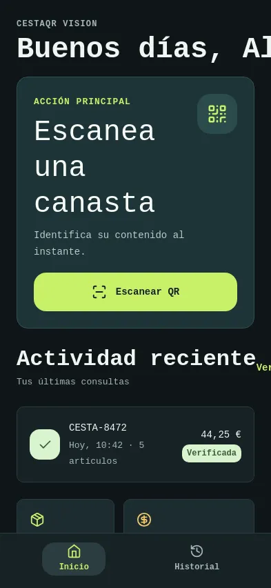 CestaQR Vision