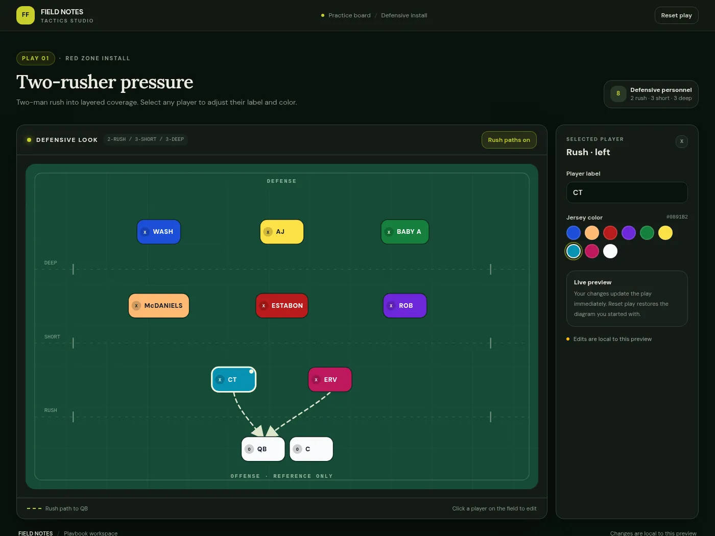 Football Tactics Visualizer