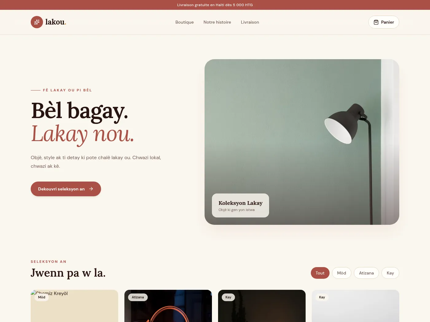 KreolPay Web Shop
