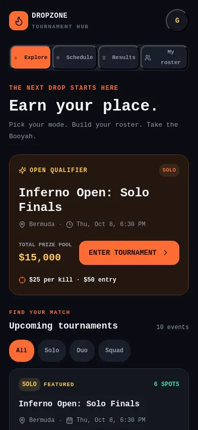 Free Fire Tournament Hub