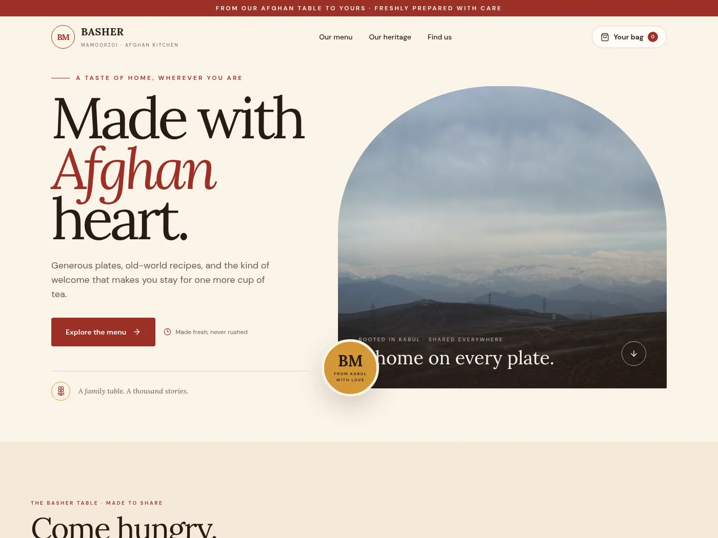 Basher Afghan Eats