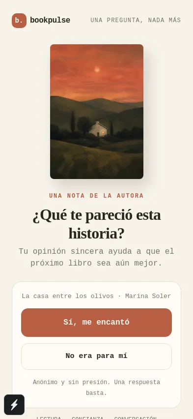 BookPulse Feedback App