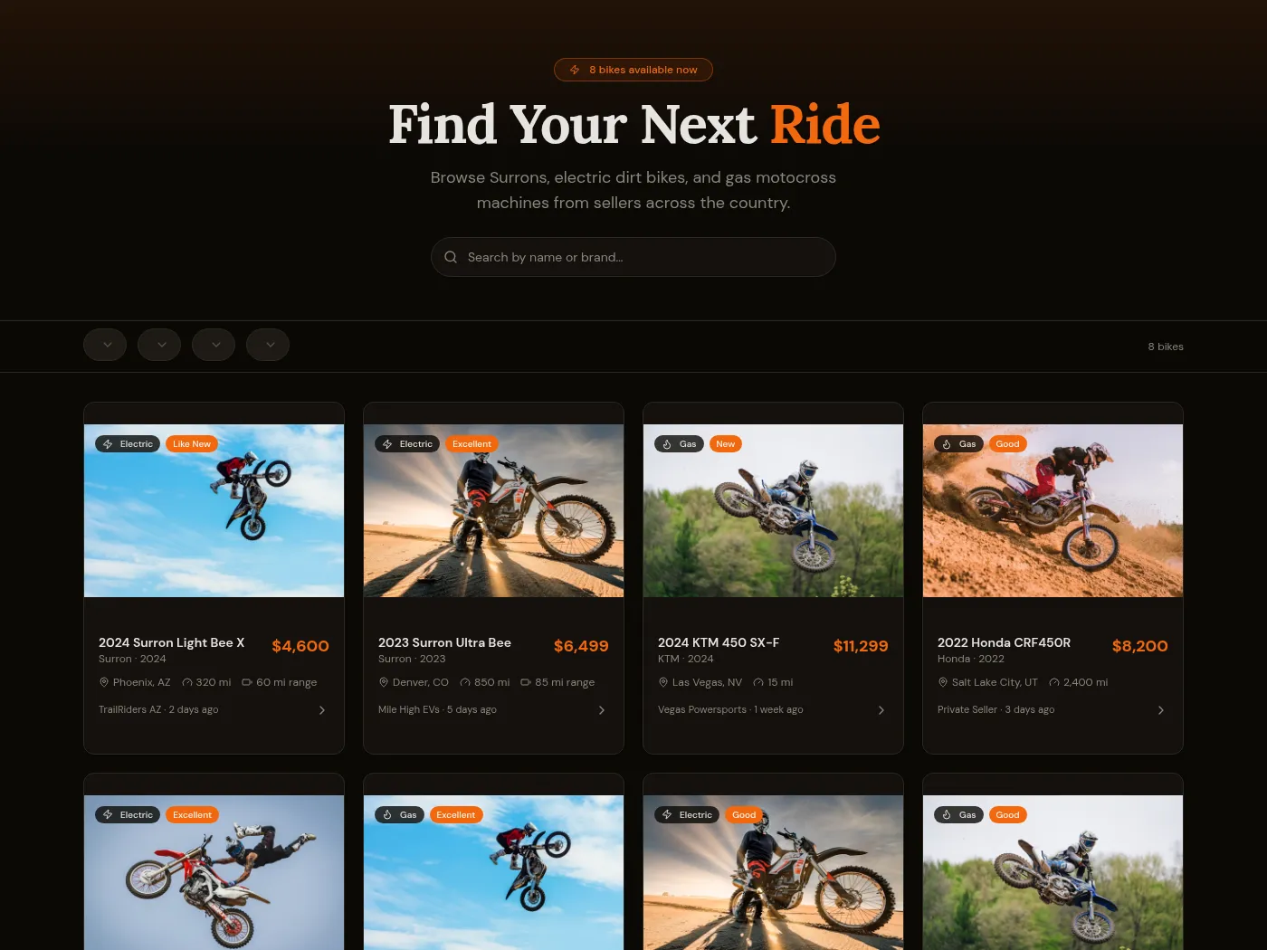 Dirt Bike Finder