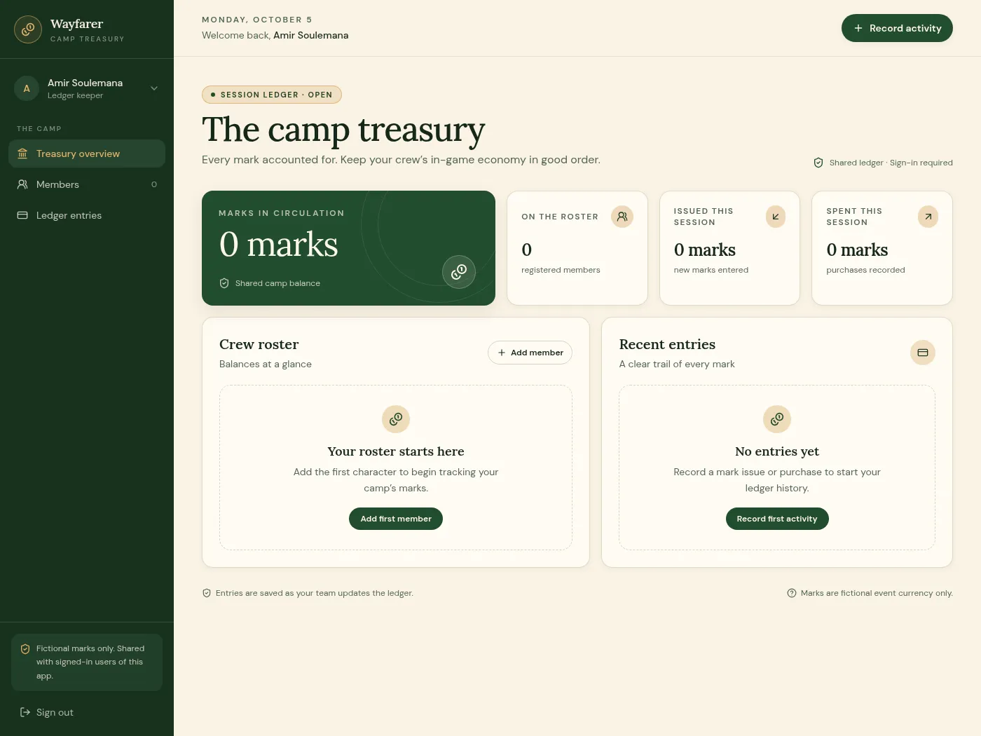 LARP Wallet Manager