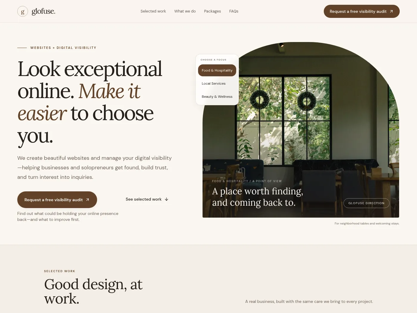 Glofuse Agency Website