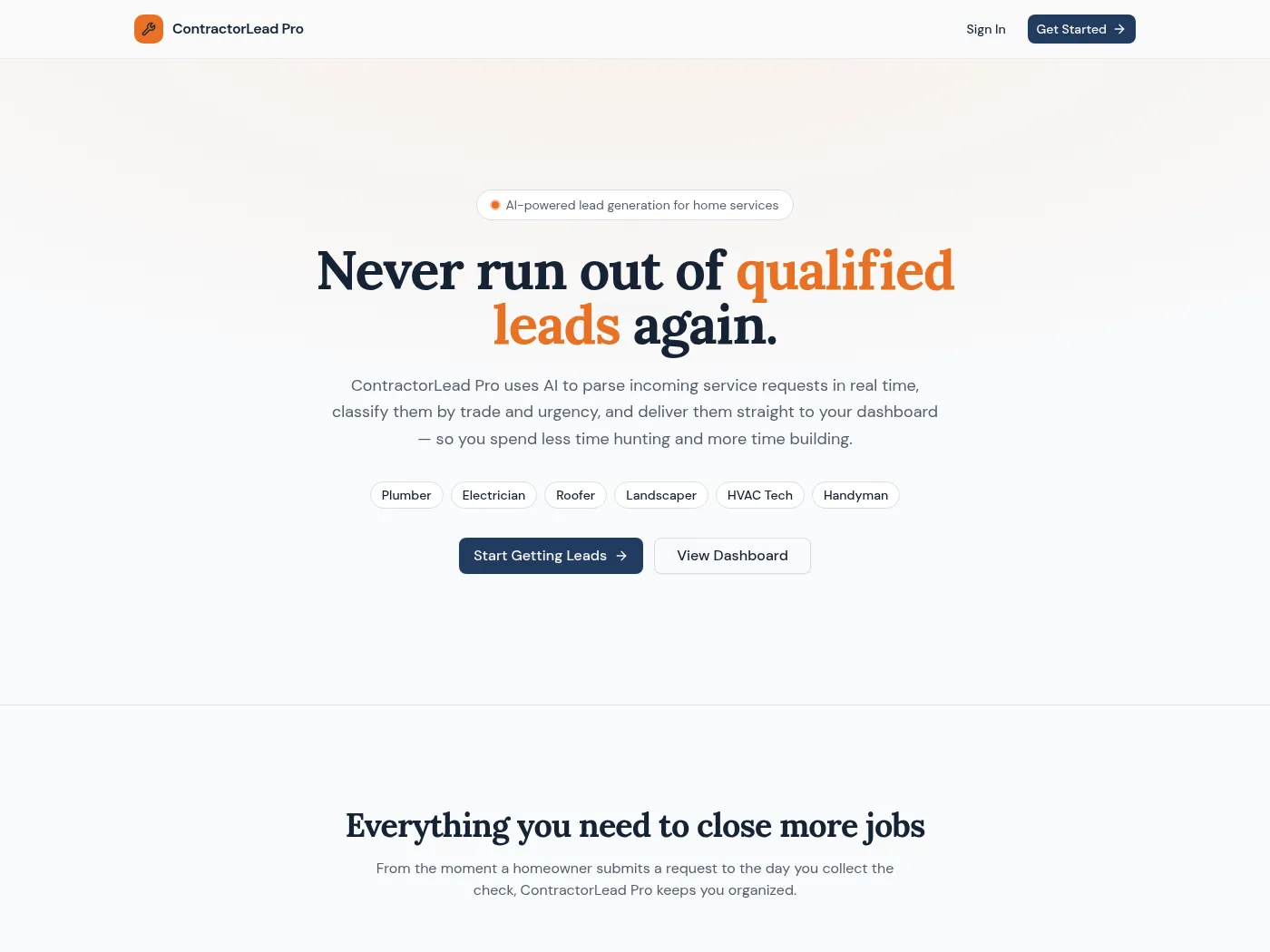 ContractorLead Pro