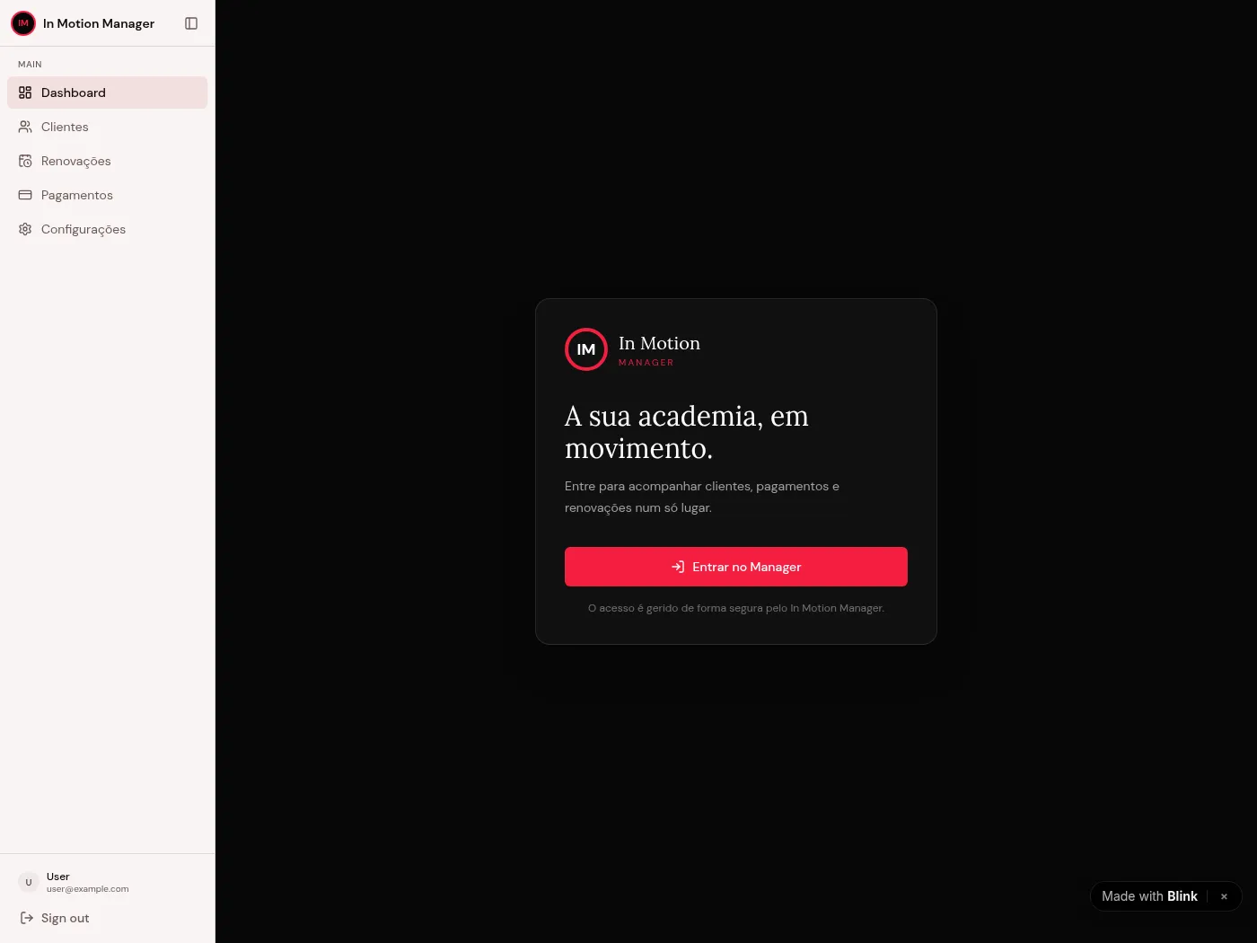 In Motion Manager SaaS