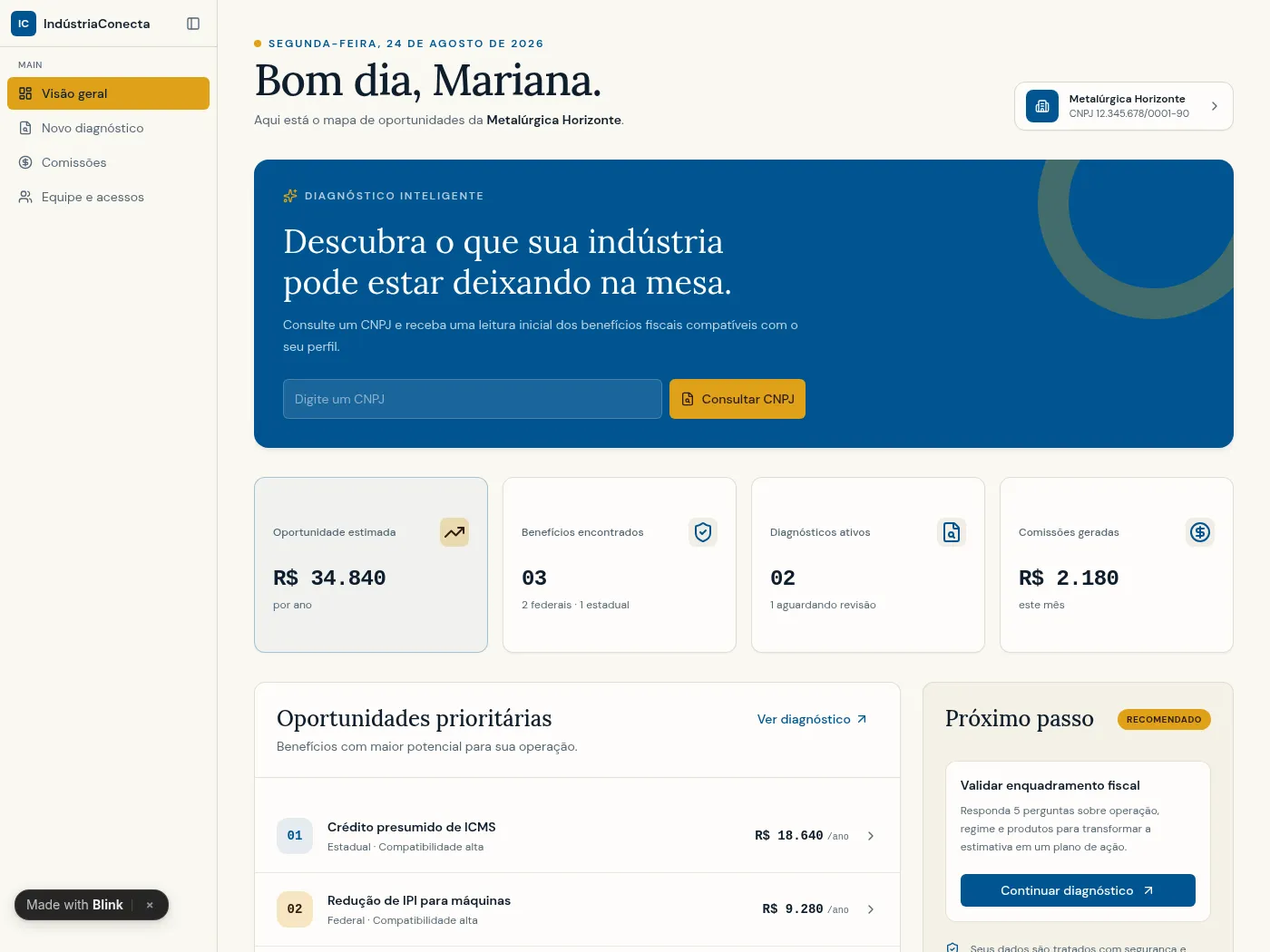 IndústriaConecta B2B SaaS