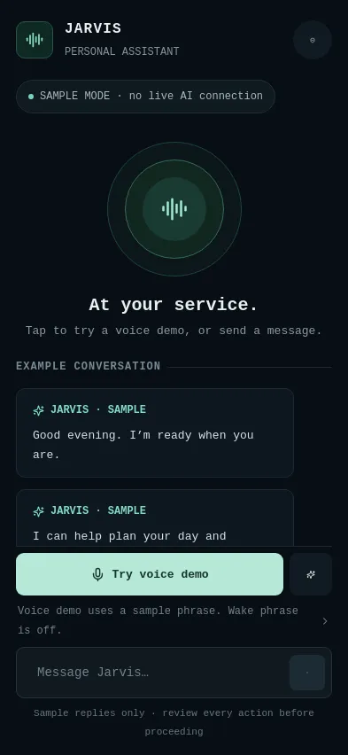 Jarvis AI Voice Assistant