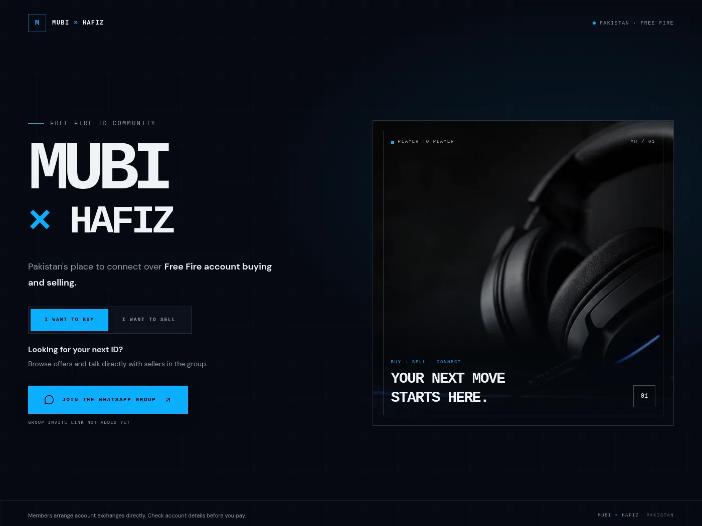 MUBI X HAFIZ Landing