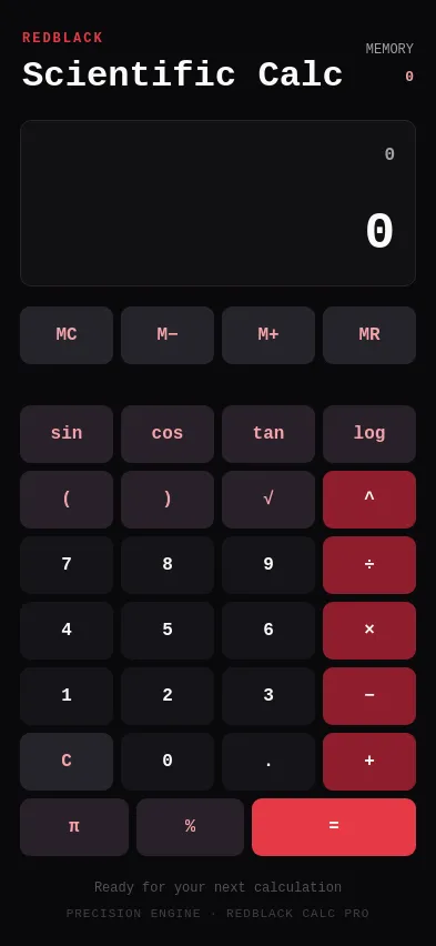 RedBlack Calc Pro