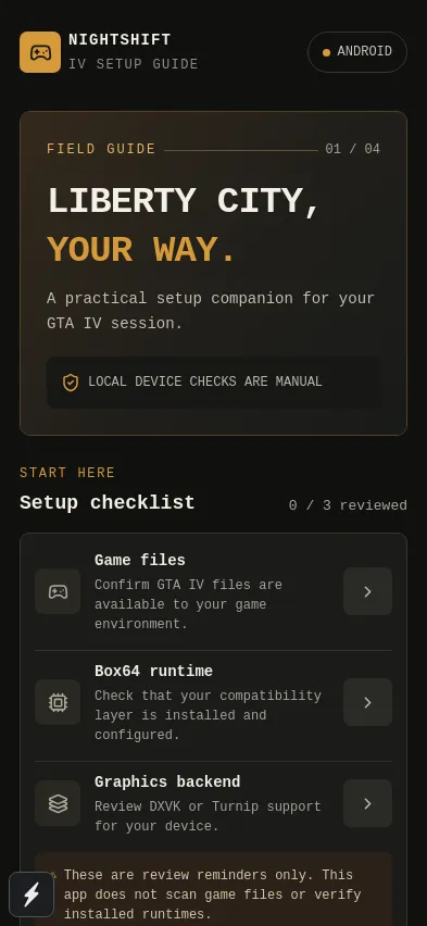 GTA IV Android Launcher