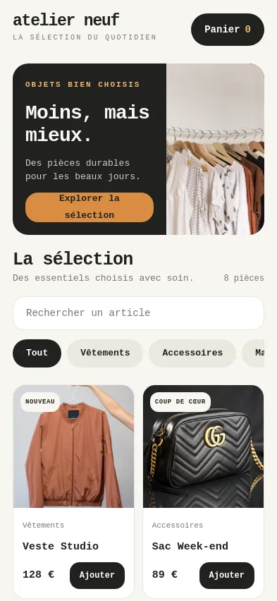 App Créateur Express