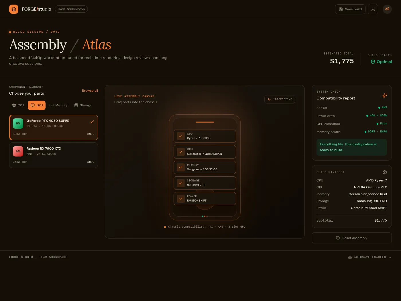 PC Assembly 3D Builder