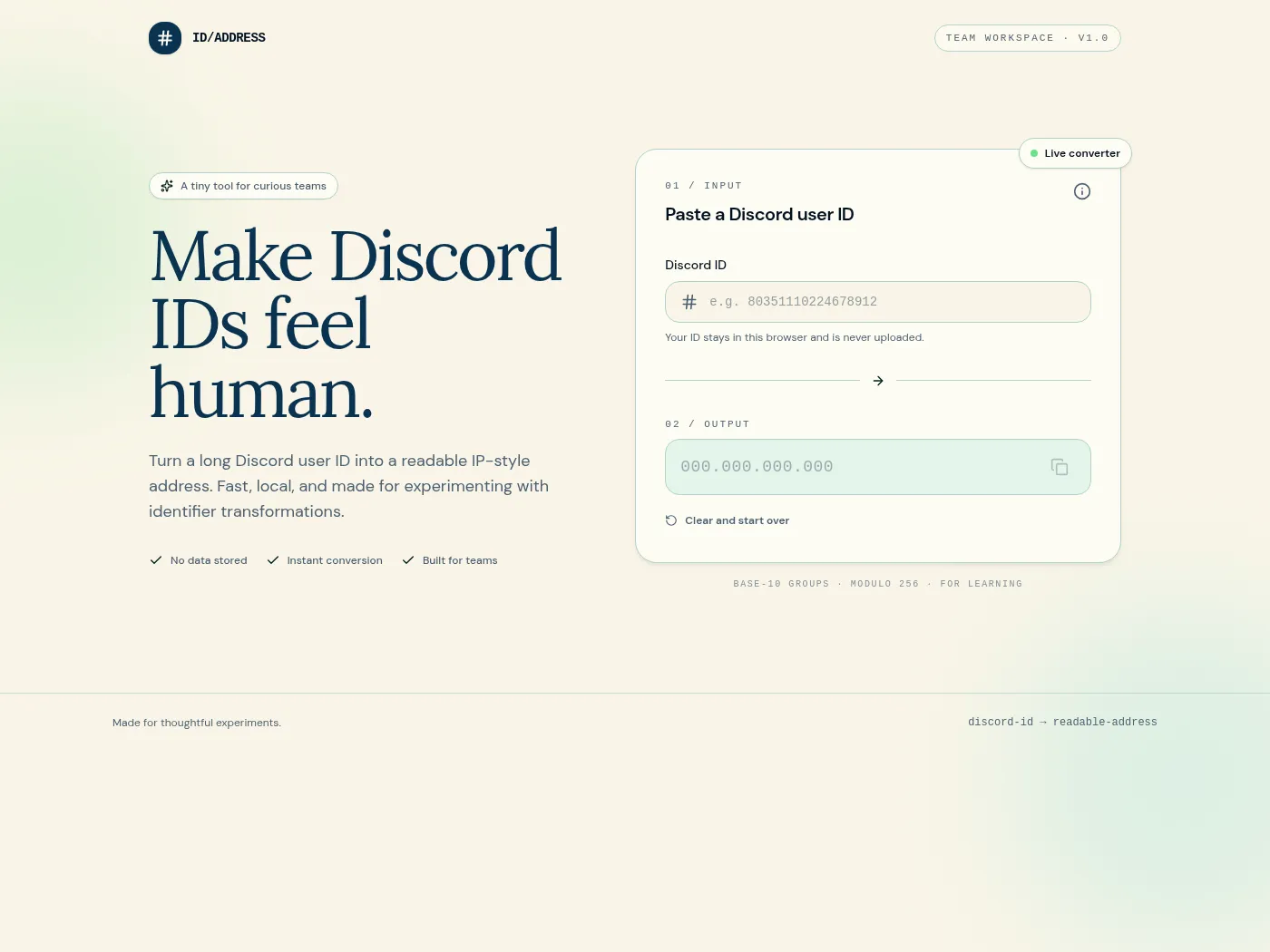 Discord ID Converter