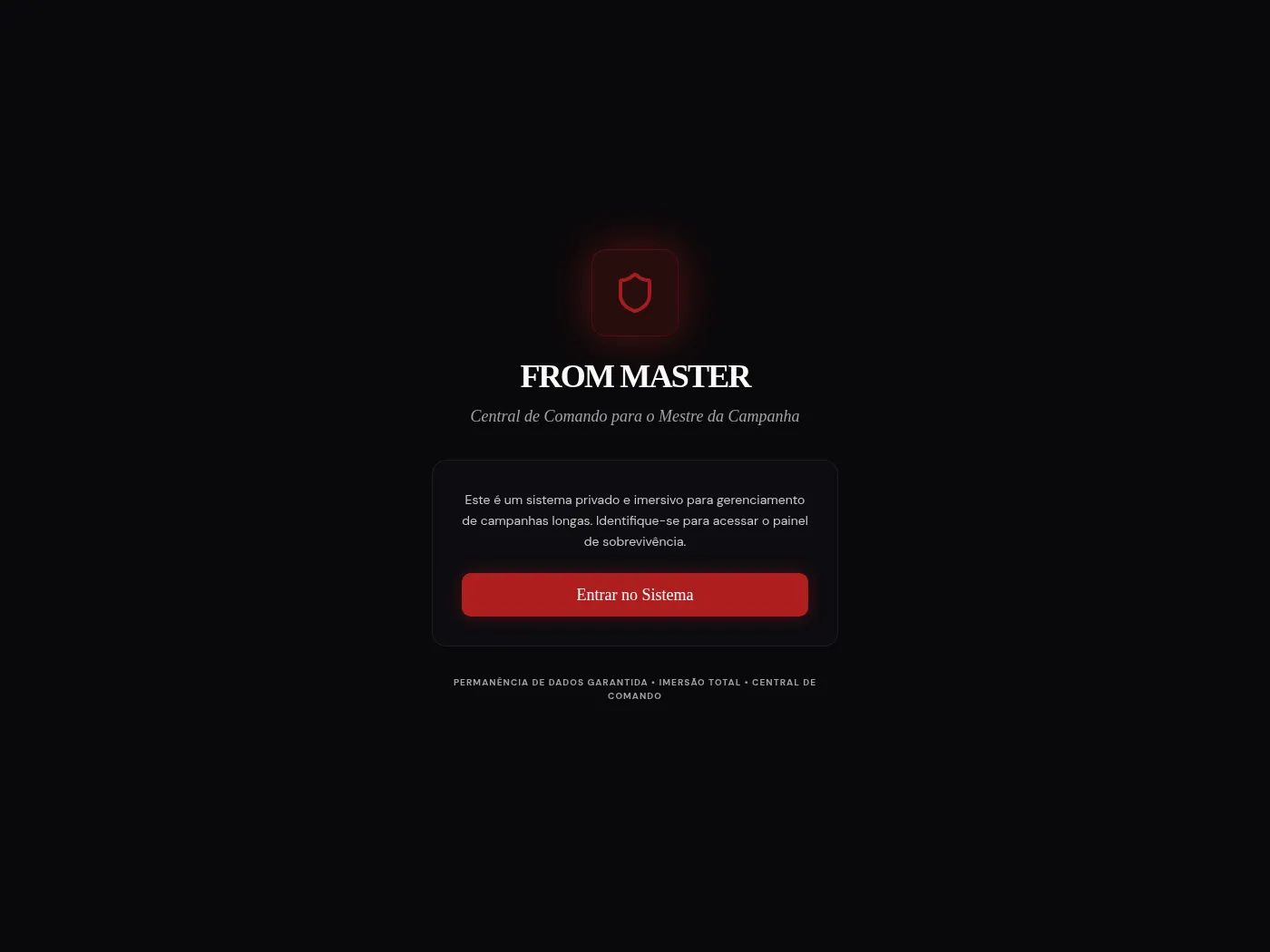 From RPG Master Dashboard