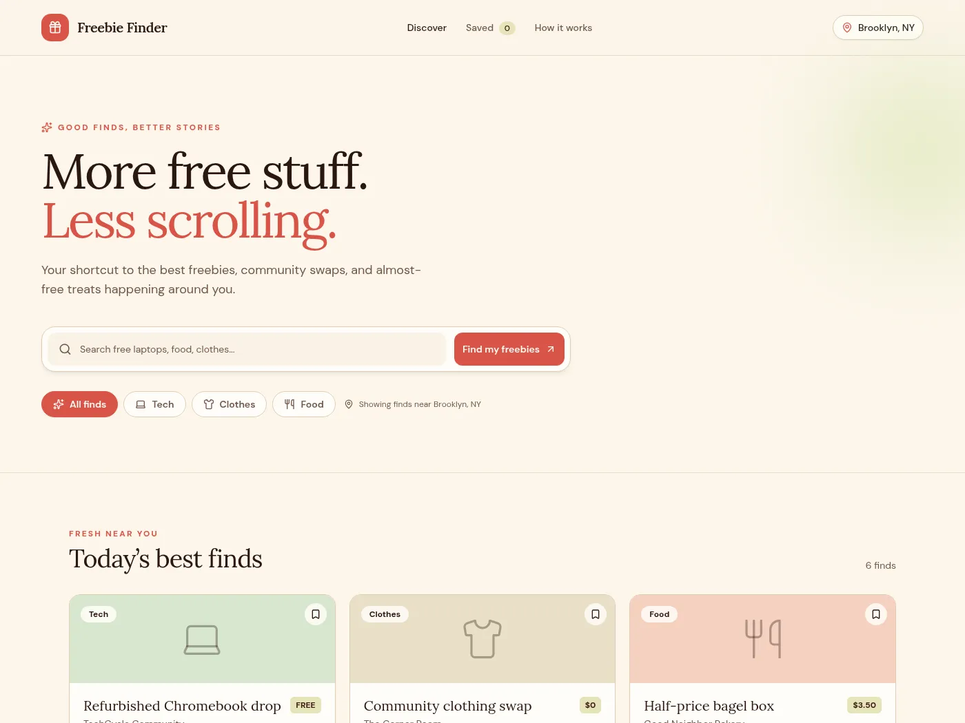 Freebie Finder Hub