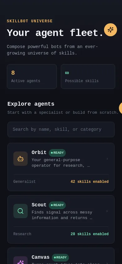 SkillBot Universe