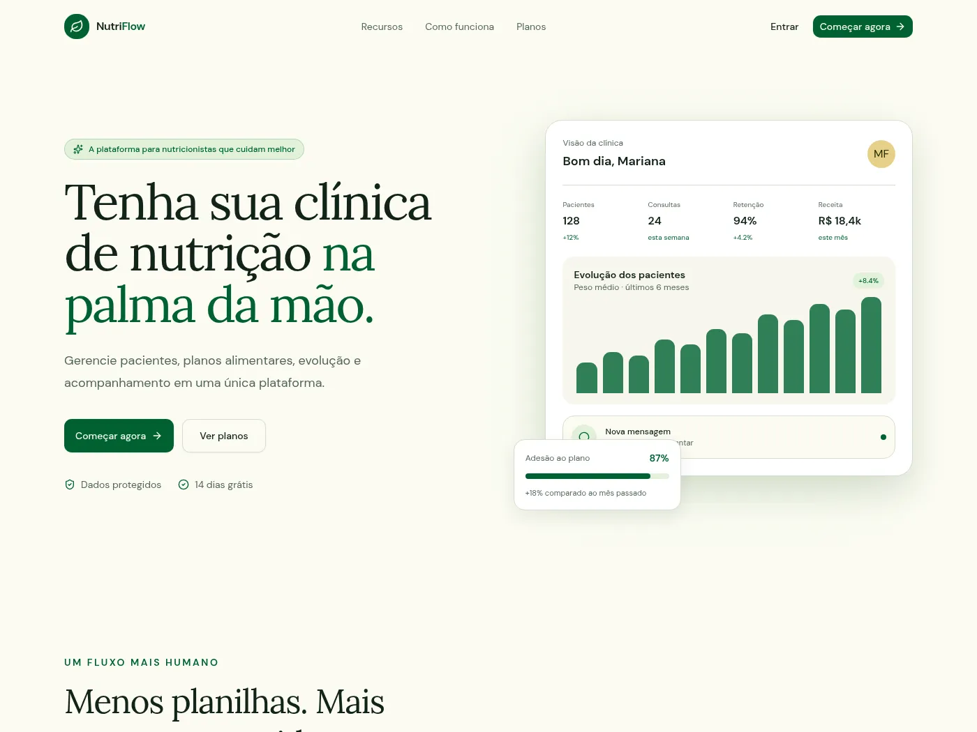 NutriFlow SaaS Platform