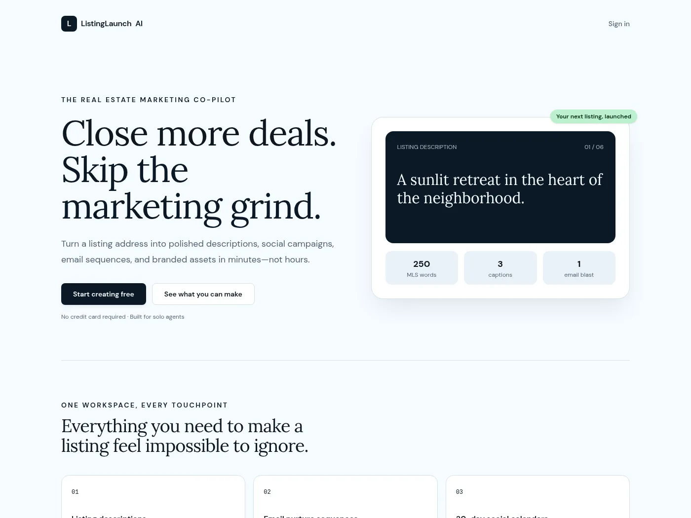 ListingLaunch AI Toolkit