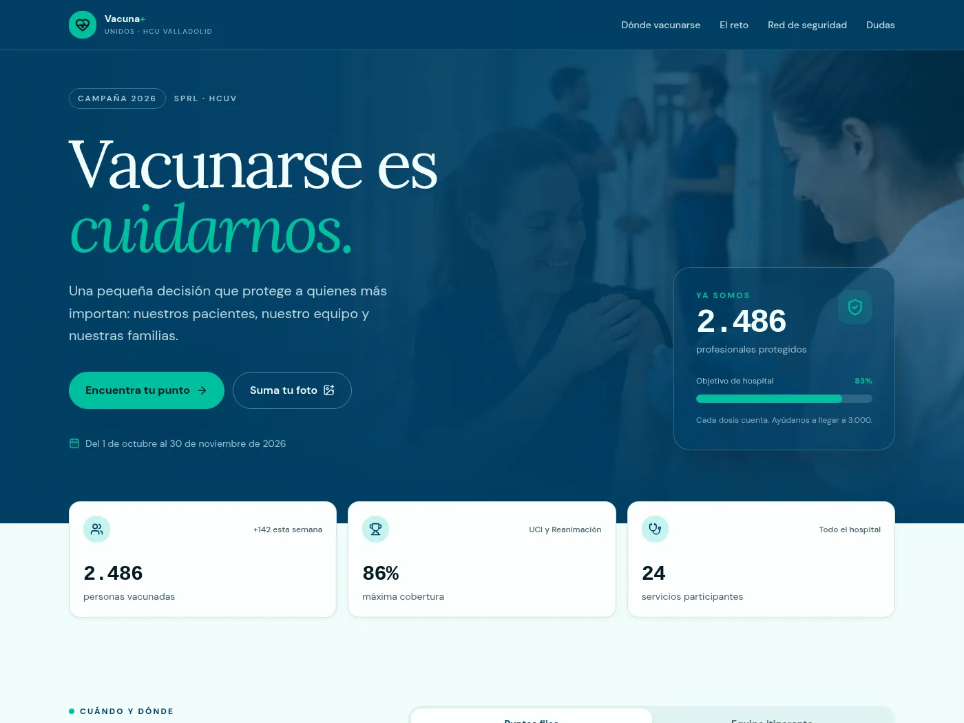 Vacuna+ Unidos HCU Valladolid