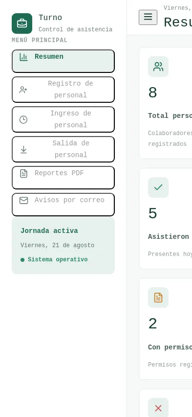 Staff Attendance App