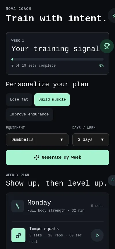 AI Workout Coach