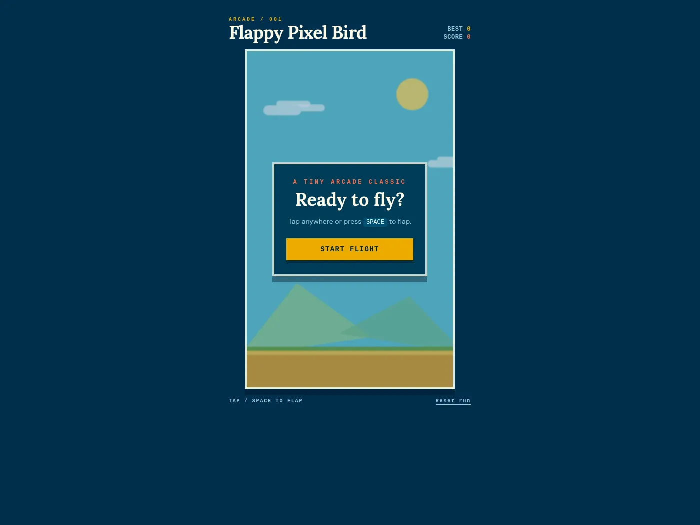 Flappy Pixel Bird