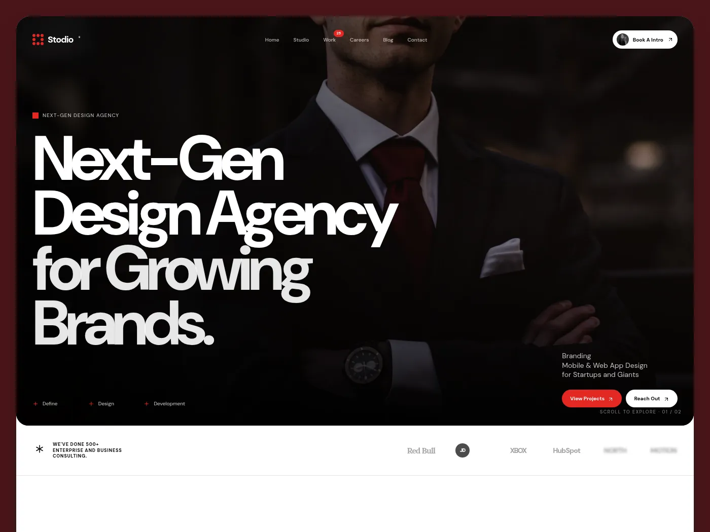 Stodio Premium Agency Site