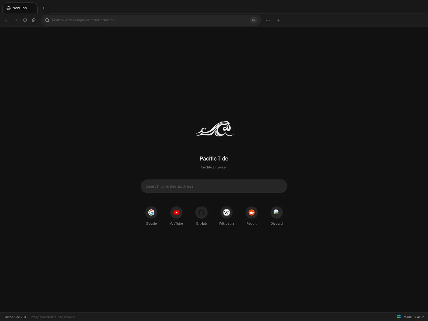 Pacific Tide Browser