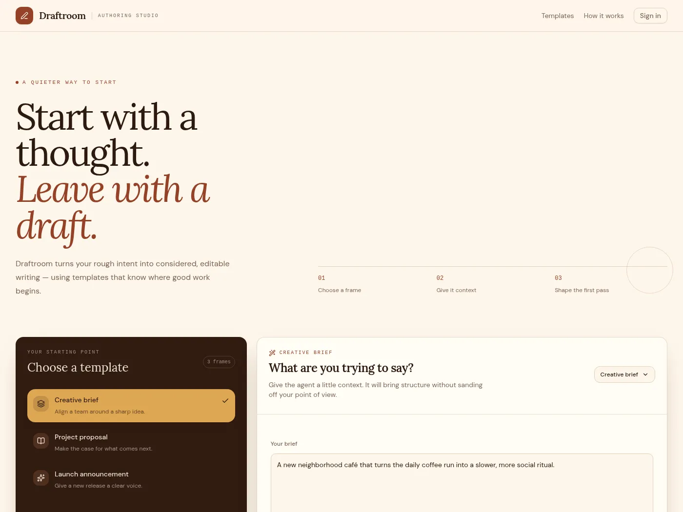 Template Agent Studio