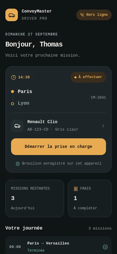 ConvoyMaster Pro