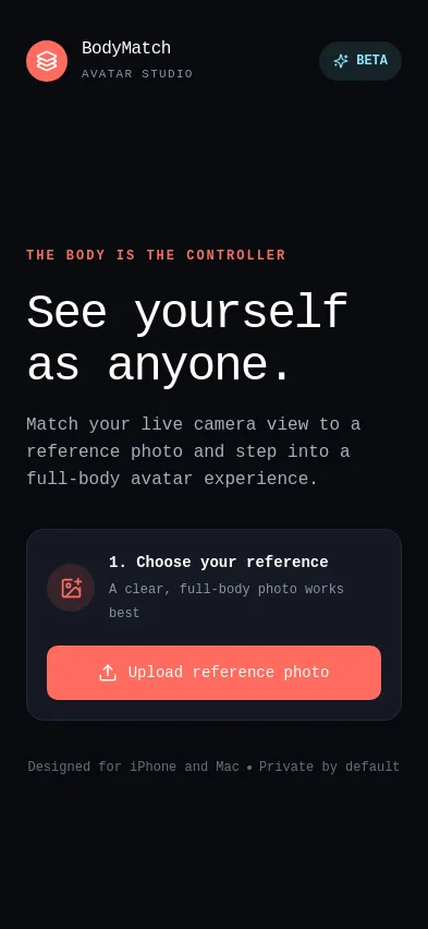 BodyMatch Avatar Studio